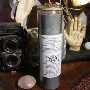 Herbal Infused Banishing Candle, Ritual Spell Candle, Protection From ...