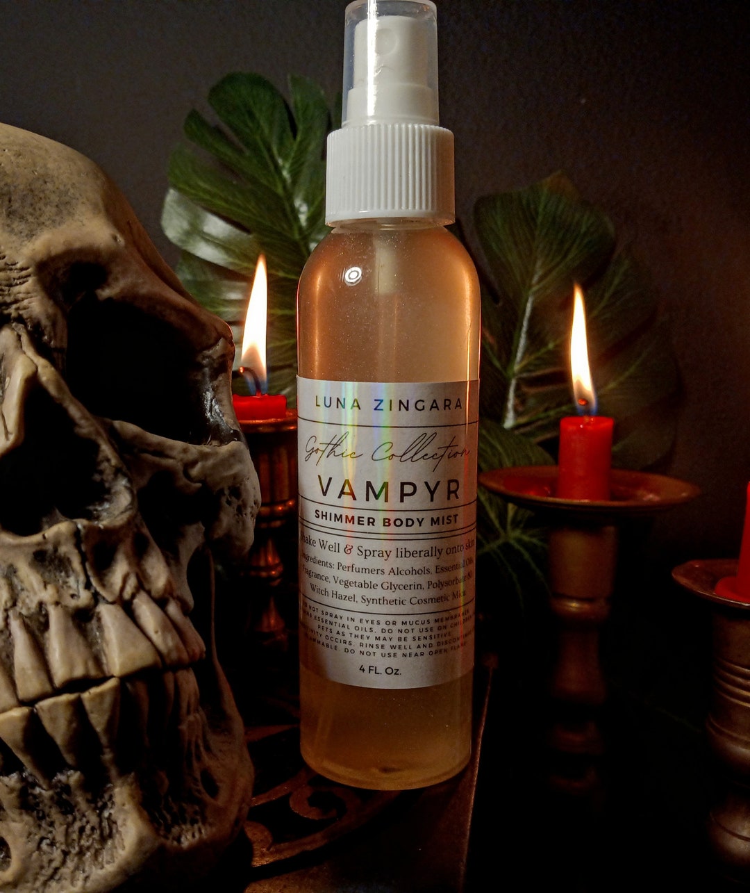 Vampyr Body Mist, Gothic Perfume Body Mist, Shimmering Body Mist ...