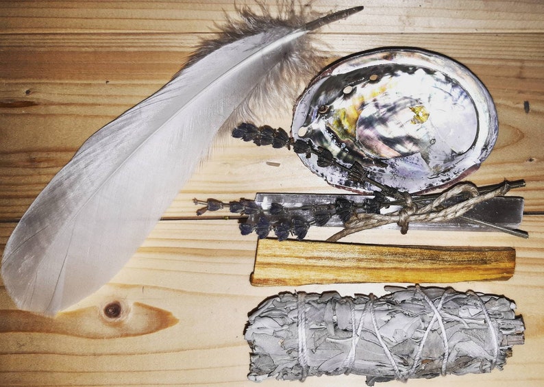Smudge Set Home Cleansing Set Smudge Gift Set House Warming | Etsy