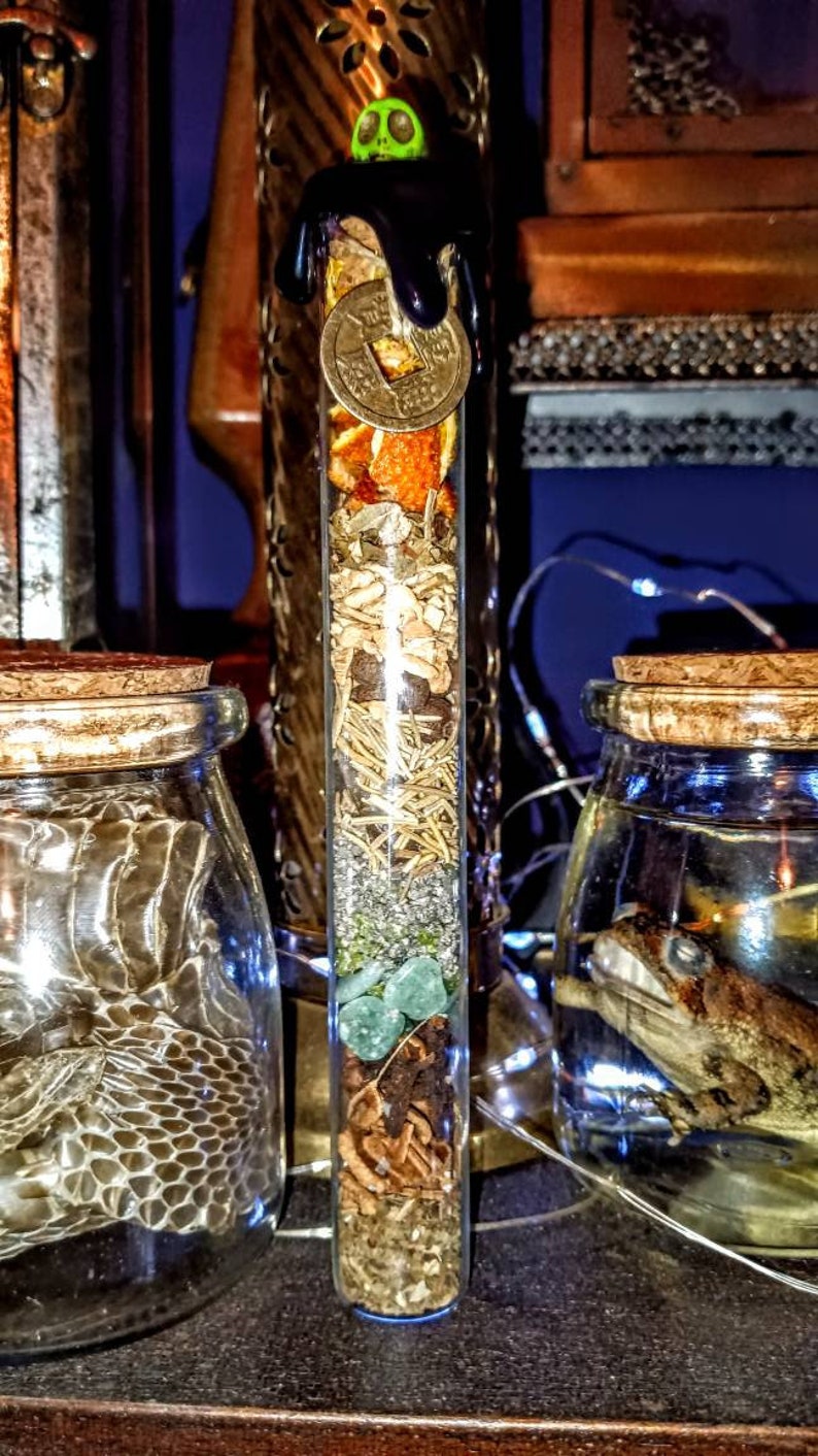 Prosperity Spell Jar Good Luck Spell Good Fortune Jar - Etsy