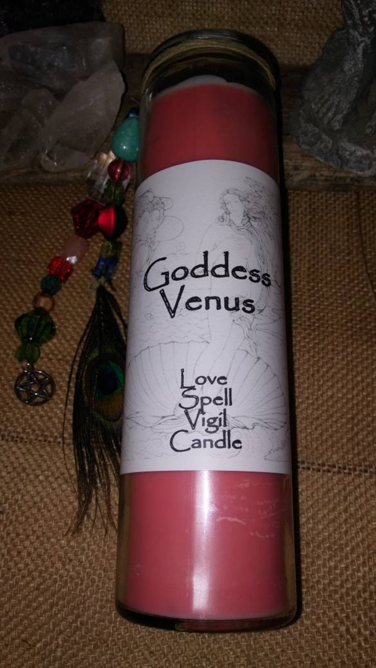 Love Spell Candle... Goddess Candle. Venus Candle. Ritual Love Spell ...