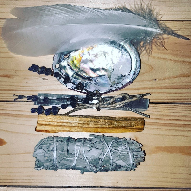 Smudge Set Home Cleansing Set Smudge Gift Set House Warming | Etsy