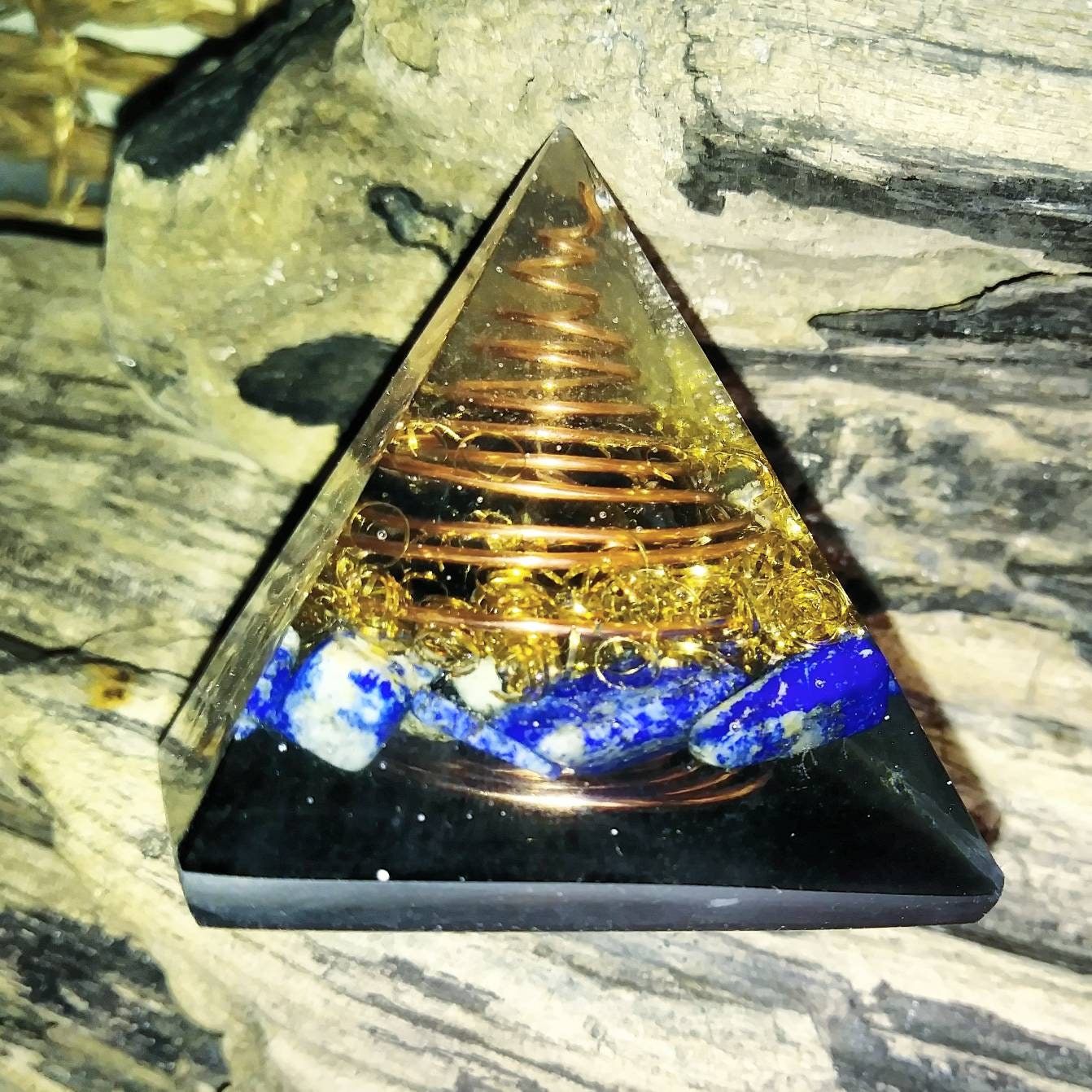 Orgone Energy Generator Orgone Pyramid Healing Crystals | Etsy