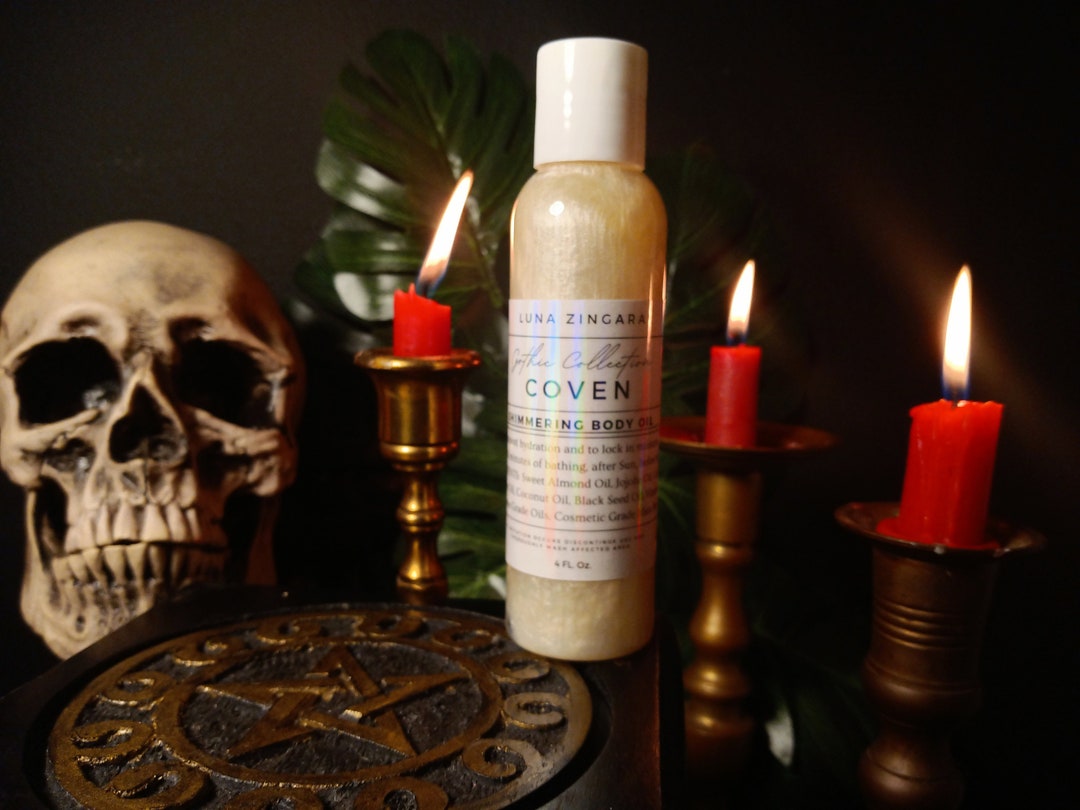 Coven, Gothic Collection, Coven Body Oil, Witch Body Oil, Gothic Body ...
