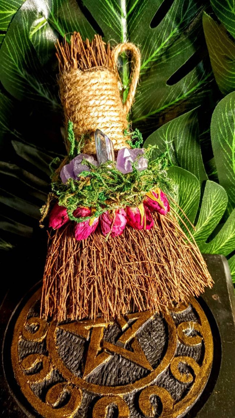 Altar Besom Witches Besom Witch Broom Altar Broom Cinnamon - Etsy