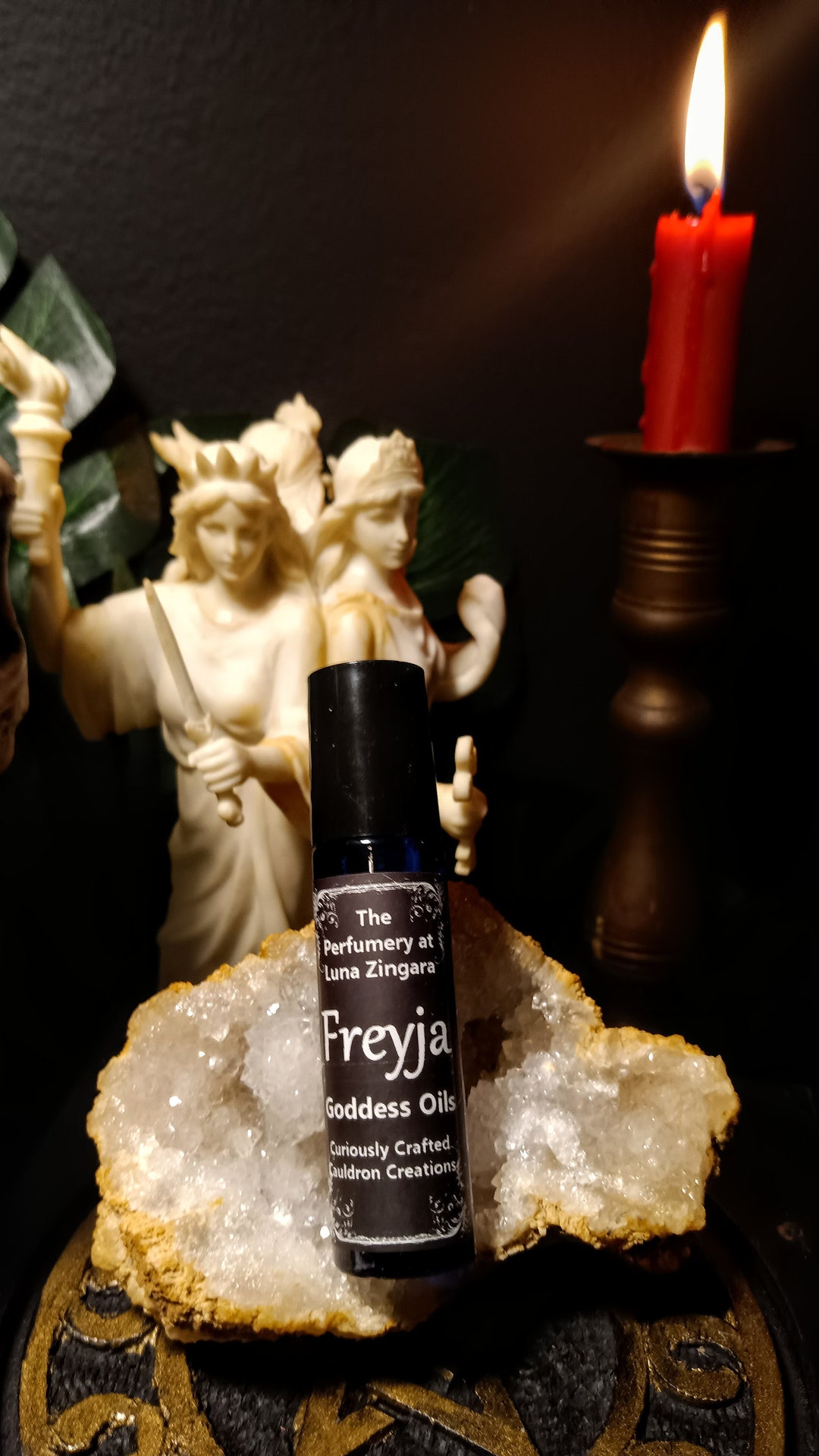 Freyja Goddess Oil, Goddess Freyja Oil, Witchy Fragrance, Freya Perfume ...