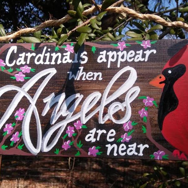 Hand Painted Cardinal - Etsy