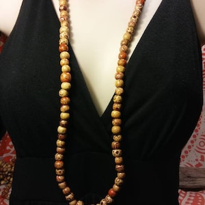 108 Bead Buddhist Mala, 108 Mala, Wooden Bead Mala, Hand Carved Prayer ...