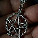 Pentacle Pendant, Pentagram Pendant, Silver Twig Pentacle, Pentacle ...