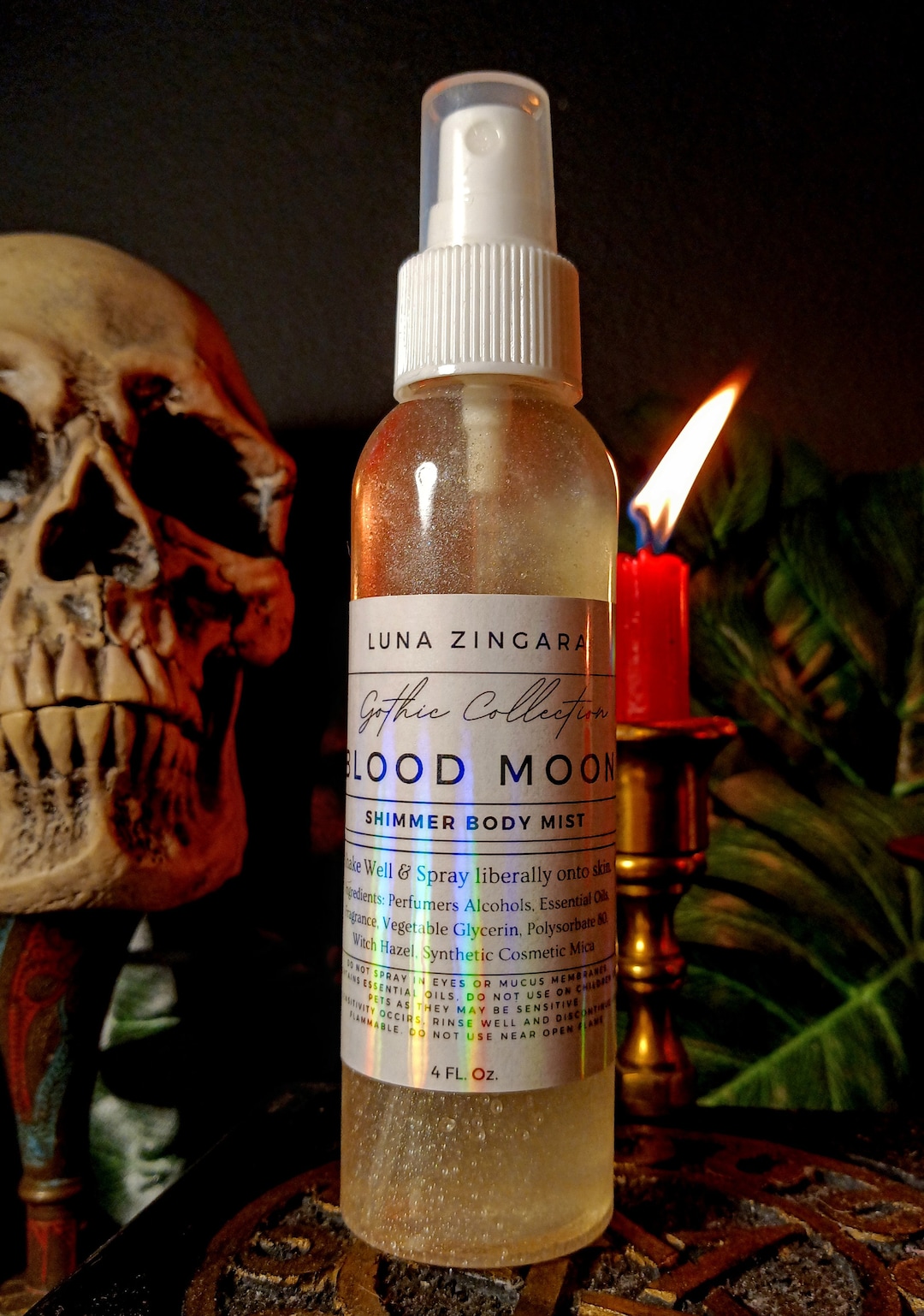 Blood Moon, Perfumed Body Spray, Shimmering Body Mist, Shimmer Mist ...