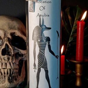 Anubis Ritual Candle. Astral Projection Spell. Reincarnation Candle ...