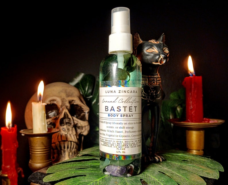 Bastet Goddess Spray, Perfume Body Spray, Bast Goddess Perfume, Bastet ...