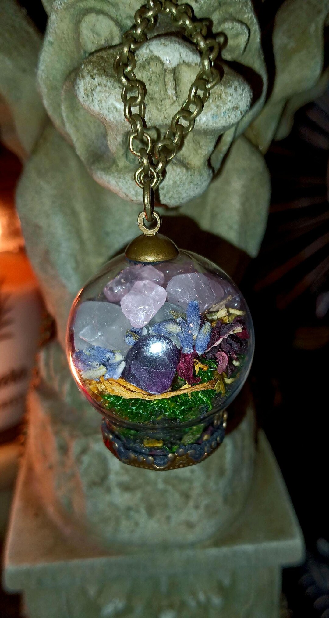 Fertility Pendant, Fertility Amulet, Witch Ball Pendant, Pregnancy ...