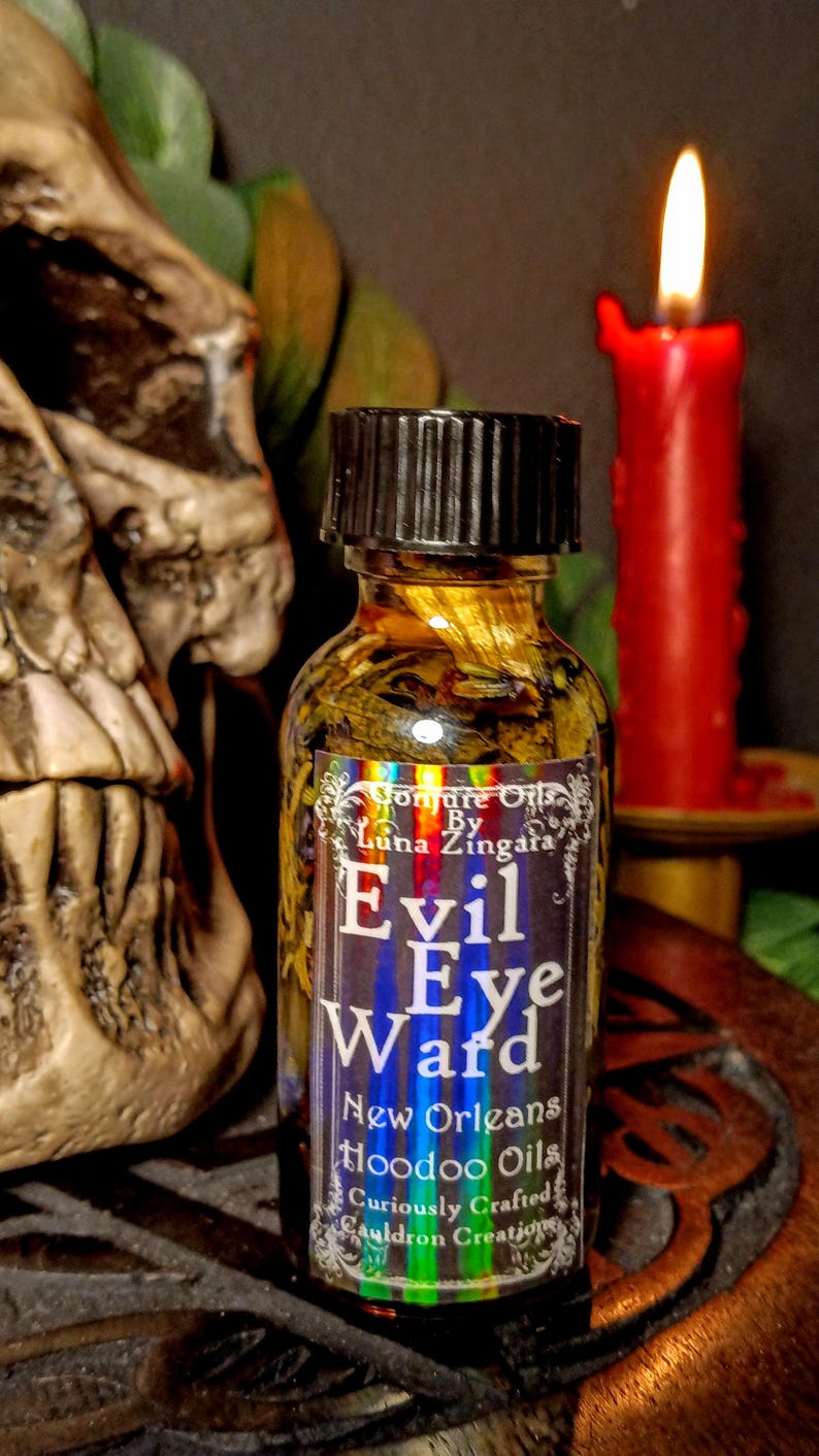 Evil Eye Protection Oil, Evil Eye Ward, Return to Sender Oil, Curse ...