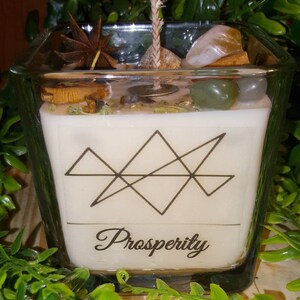 Prosperity Intention Candle, Abundance Candle, Money Drawing Candle ...