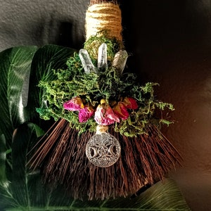 Altar Besom, Witches Besom, Celtic Witch Broom, Altar Broom, Cinnamon ...