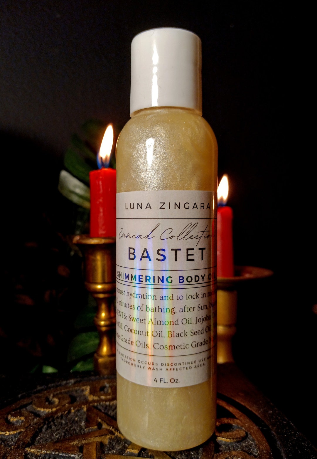 Bastet Goddess Oils, Sweet Body Oil, Body Oil, Shimmer Body Oil ...