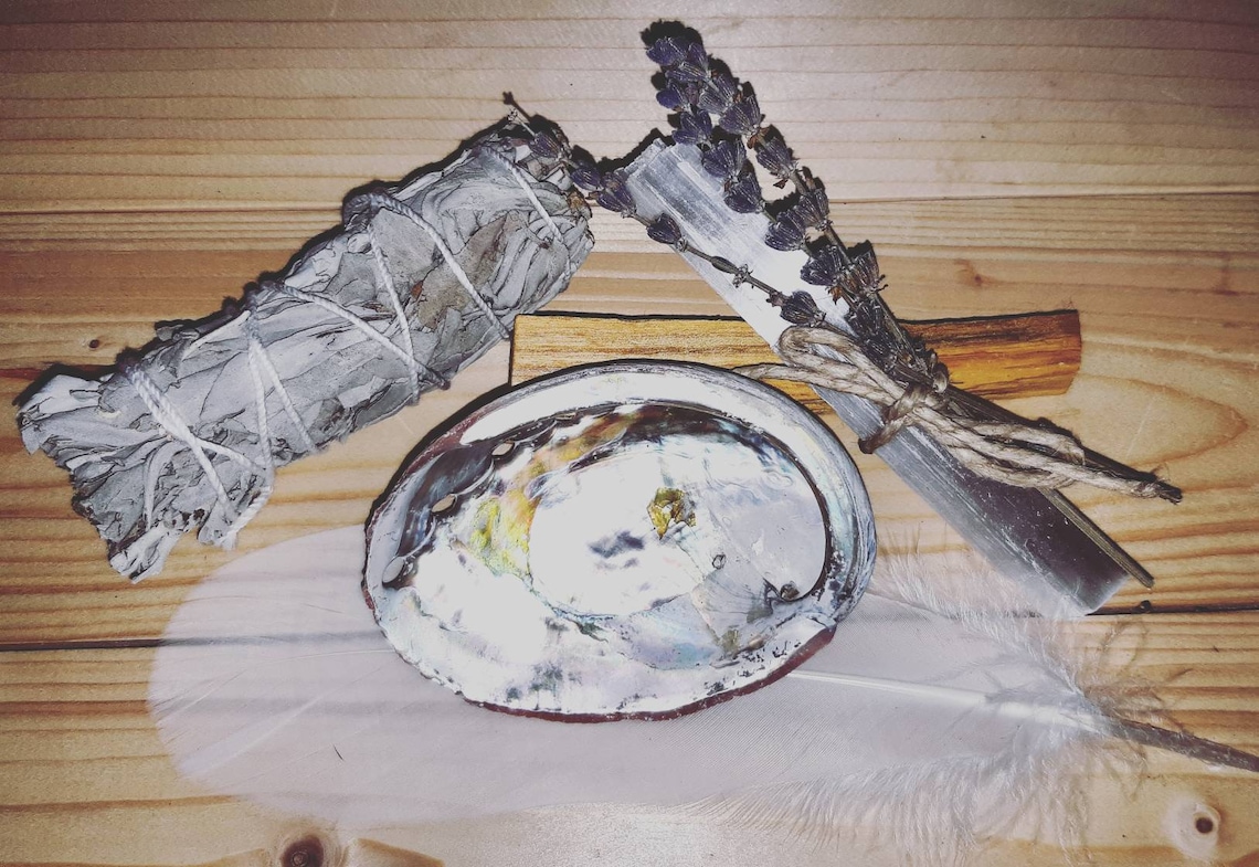 Smudge Set Home Cleansing Set Smudge Gift Set House Warming | Etsy