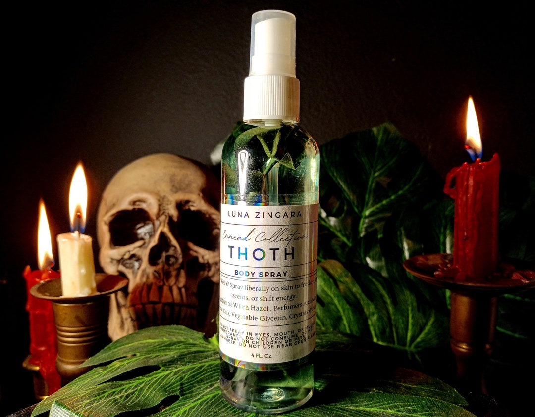 Thoth Body Spray, Thoth Body Mist, Egyptian Unisex Perfume, Thoth ...