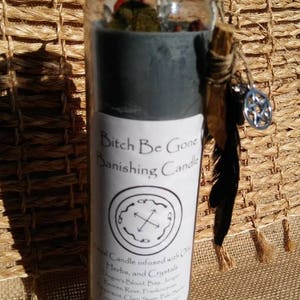 Banishing Ritual Candle. Negativity Removal Candle. Hex Breaking Candle ...