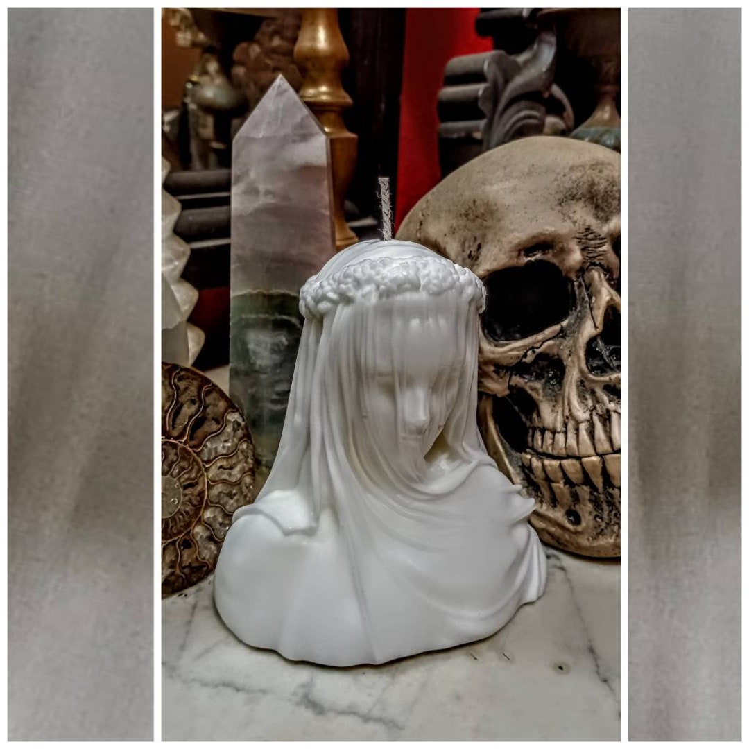 Mourning Maiden Candle, Mourning Bride, Vestal Virgin, Mourning Candle ...