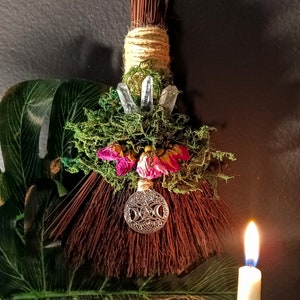 Altar Besom, Witches Besom, Celtic Witch Broom, Altar Broom, Cinnamon ...