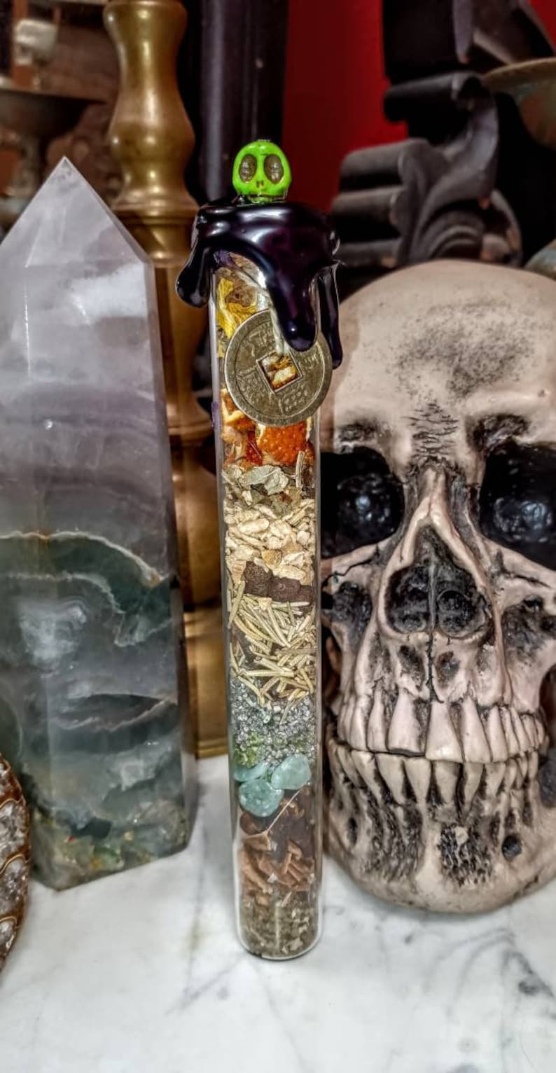 Prosperity Spell Jar Good Luck Spell Good Fortune Jar - Etsy