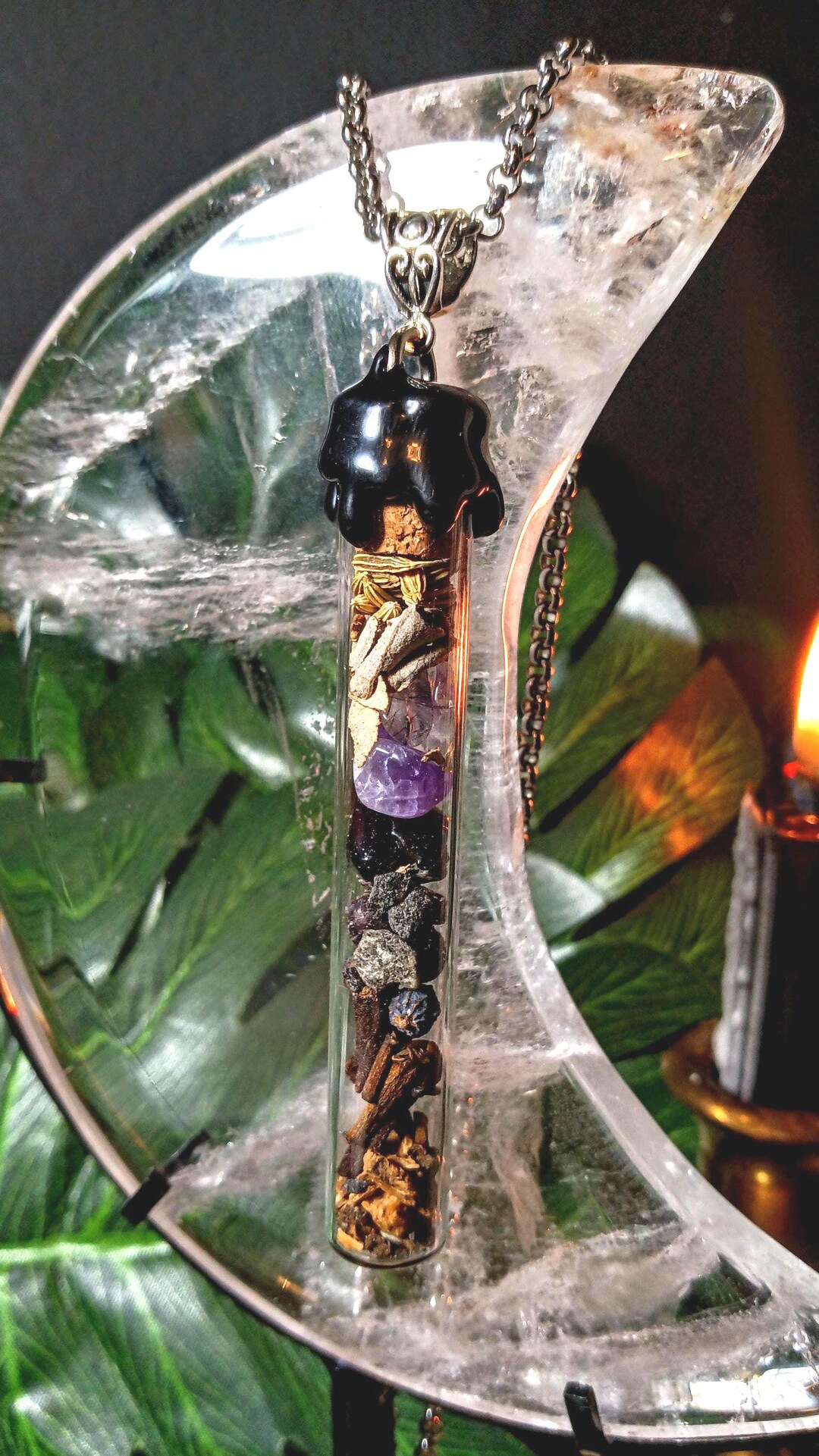 Protection Amulet, Spell Jar Pendant, Protection Spell, Protection ...