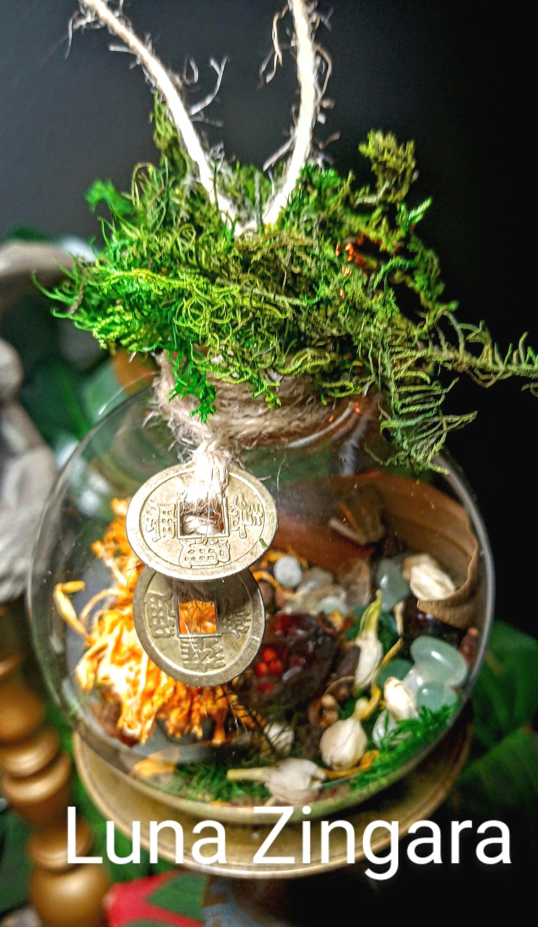 Prosperity Witch Ball, New Home Witch Ball, Money Drawing Witch Ball ...