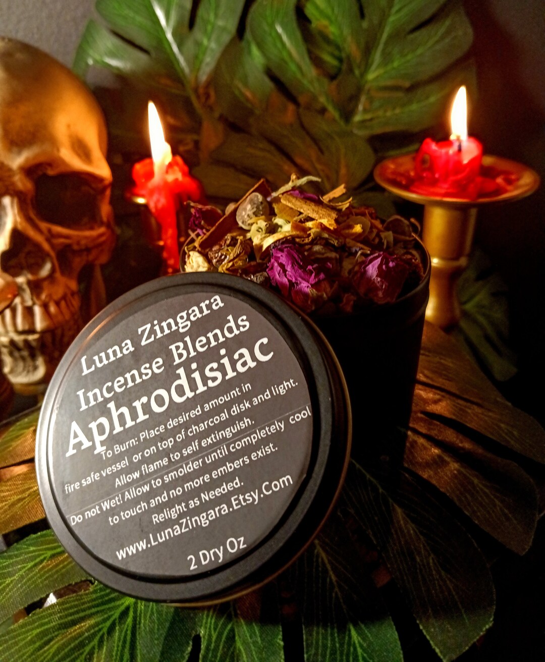 Aphrodisiac Incense, Sex Magick Incense, Love Spell Incense, Herbal ...