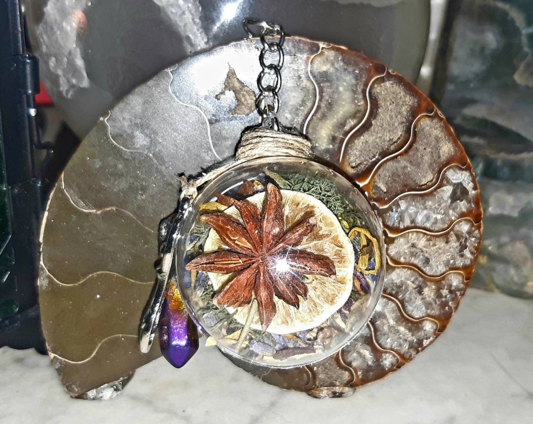 Safe Travel Amulet, Witch Ball Keychain, Witch Amulet, Travellers Charm ...