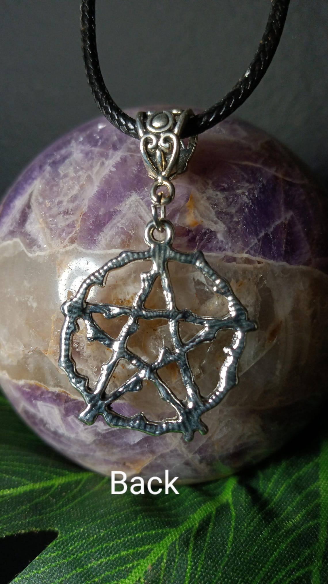 Pentacle Pendant, Pentagram Pendant, Silver Twig Pentacle, Pentacle ...