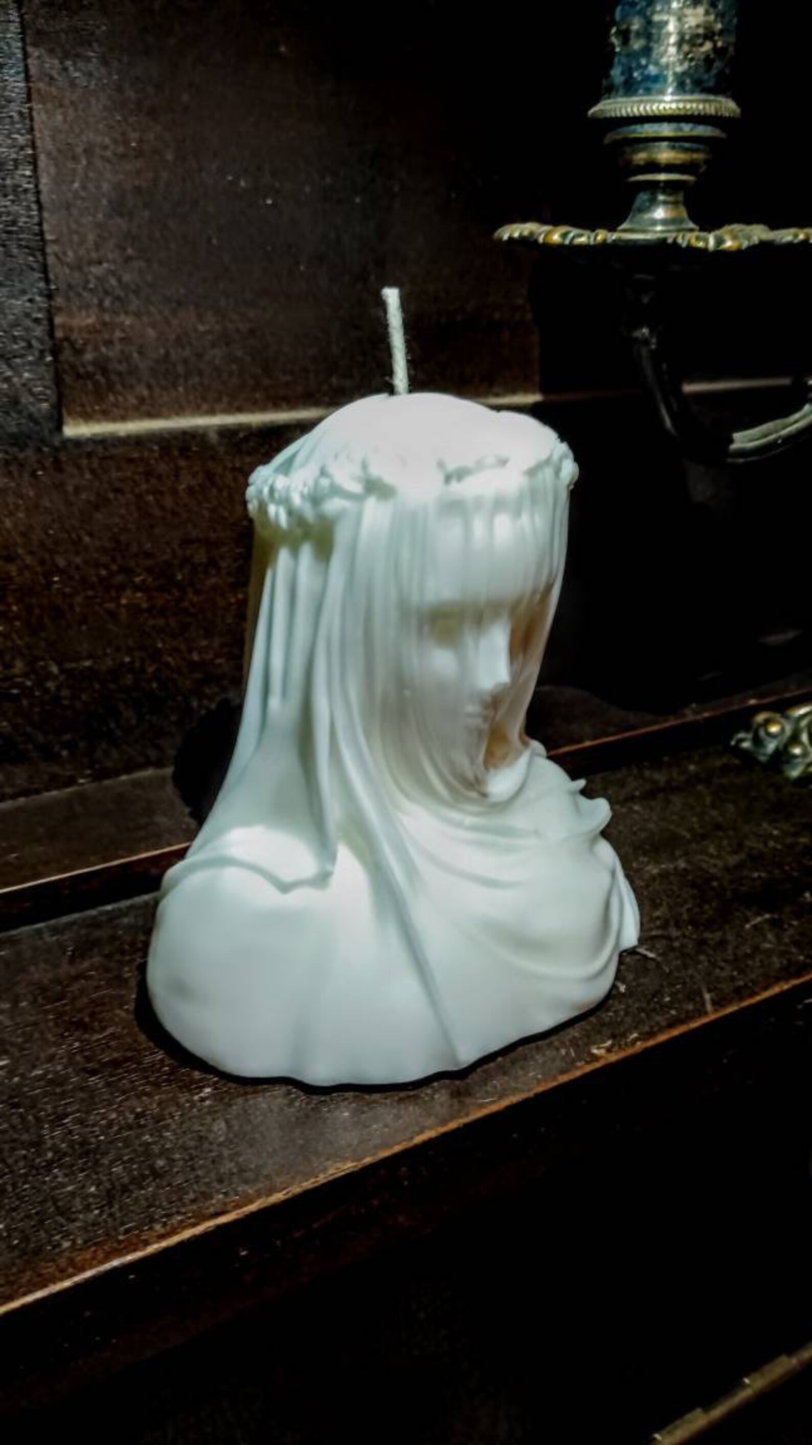 Mourning Maiden Candle, Mourning Bride, Vestal Virgin, Mourning Candle ...