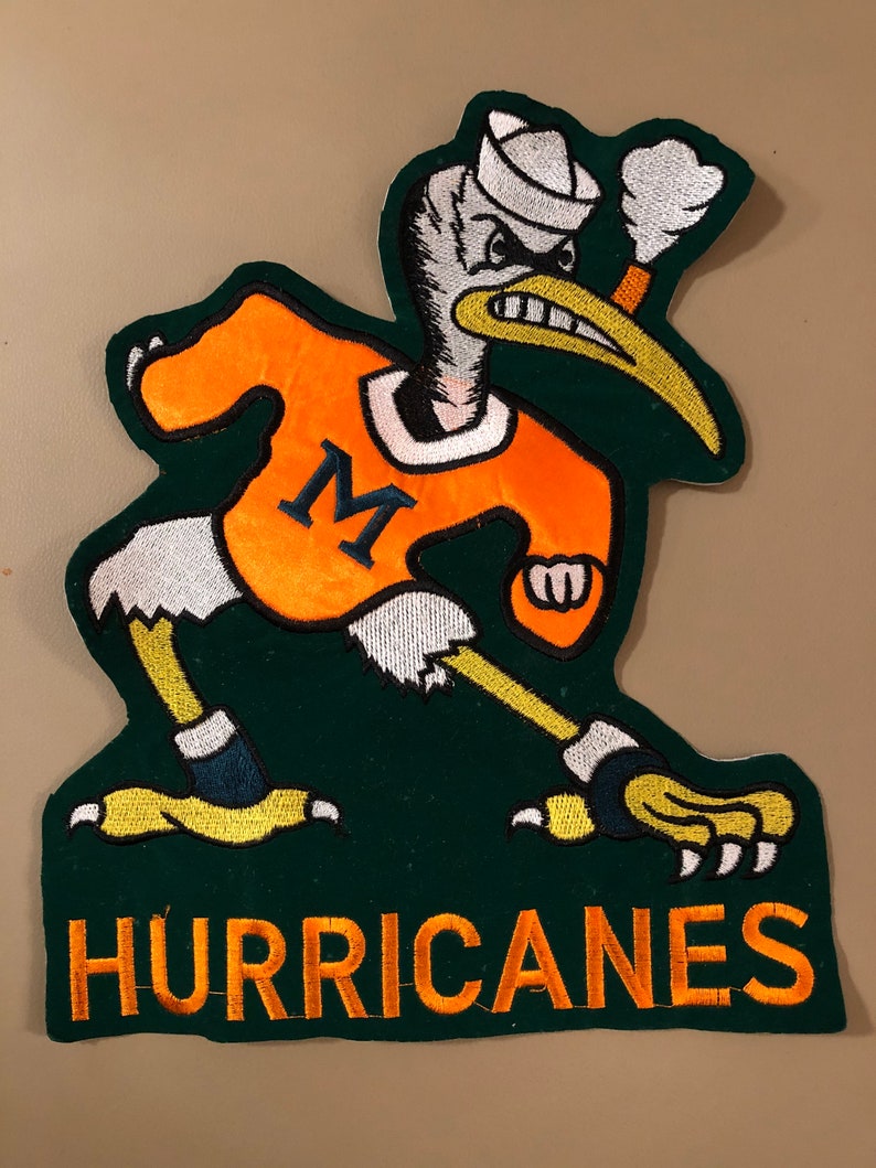 Yibuoo Miami Hurricanes Embroidered Sew on Patch - Etsy