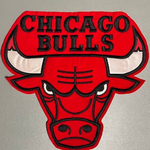 Vintage NBA Chicago Bulls Sew on Patch - Etsy