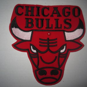 Vintage NBA Chicago Bulls Sew on Patch - Etsy
