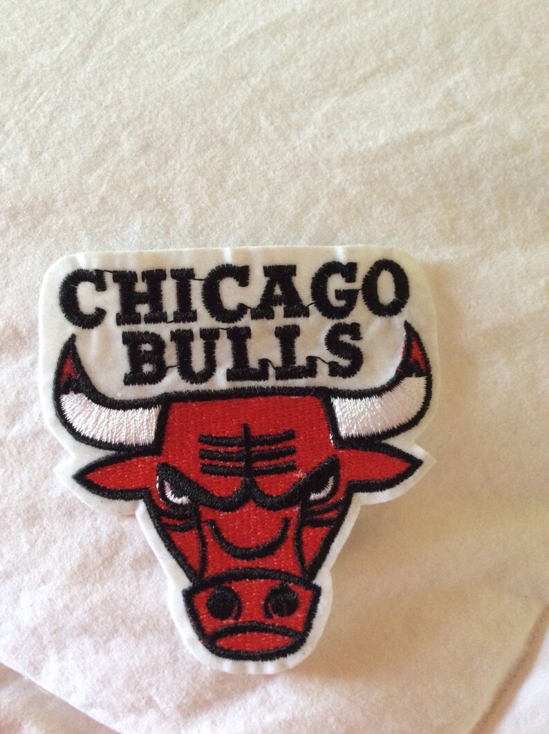 Vintage NBA Chicago Bulls Sew on Patch - Etsy