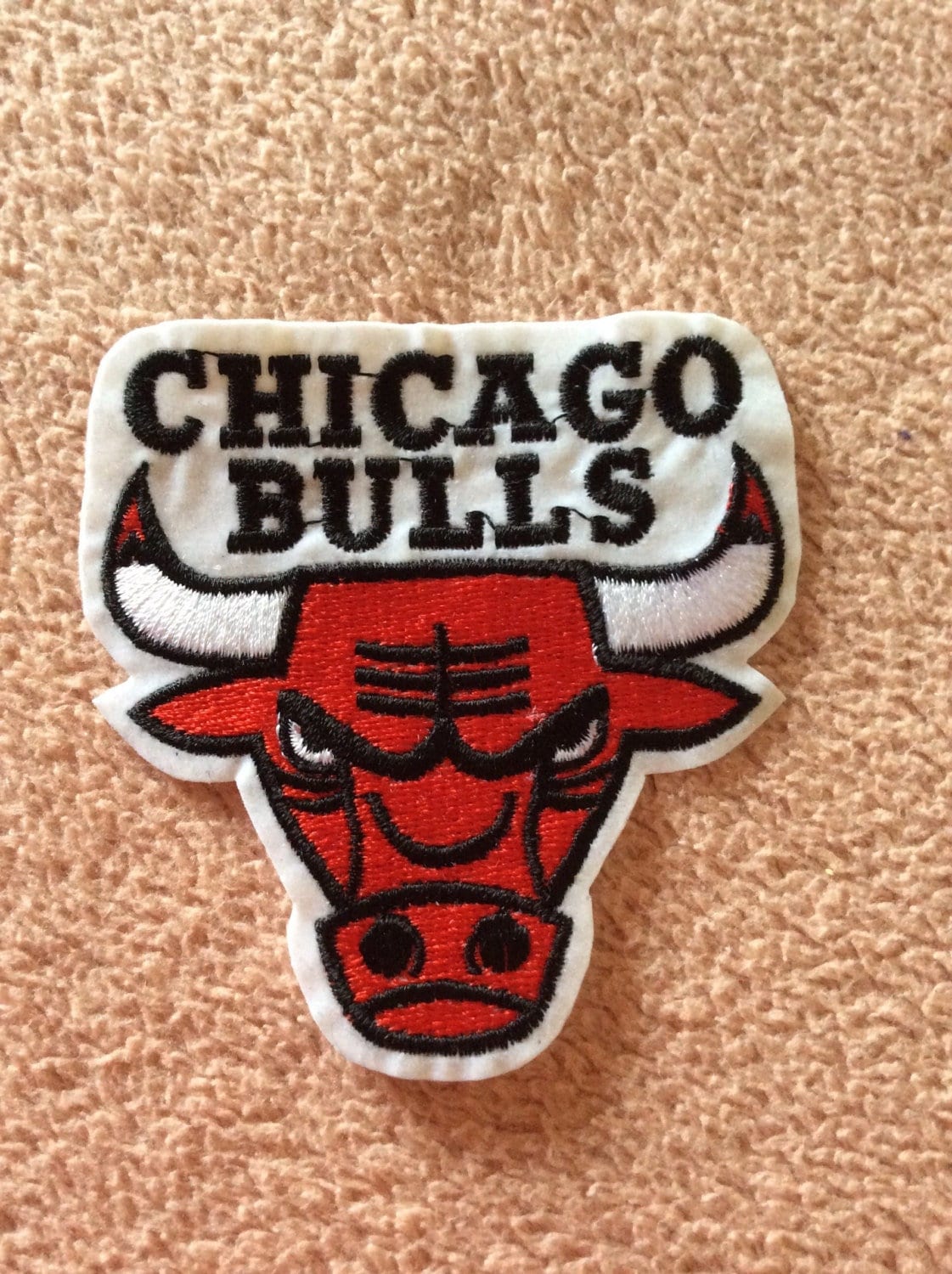 Vintage NBA Chicago Bulls Sew on Patch - Etsy