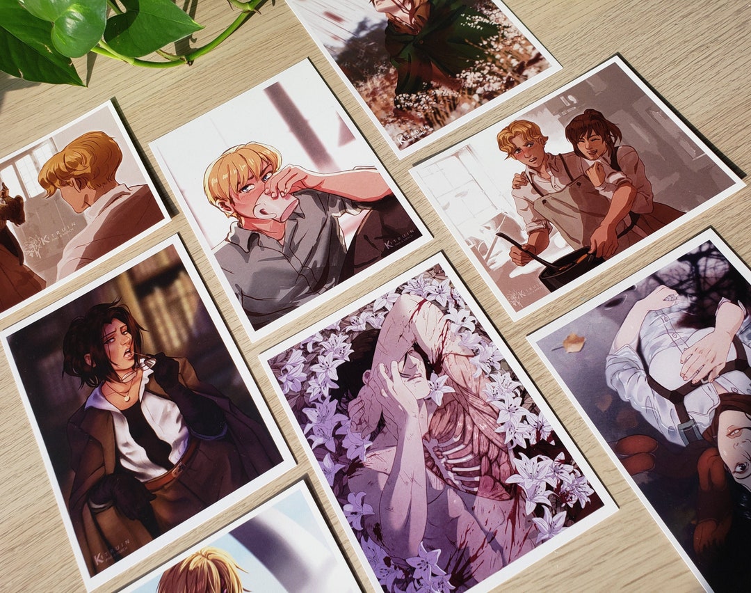 Mini 4x6" Anime Art Prints Popular Anime Characters - Etsy