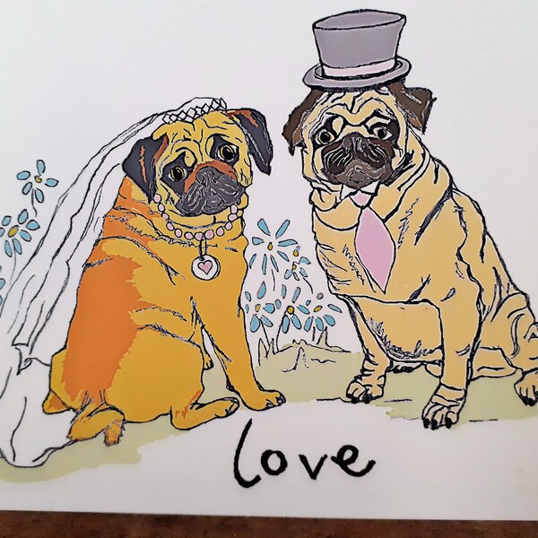 Pug Wedding - Etsy