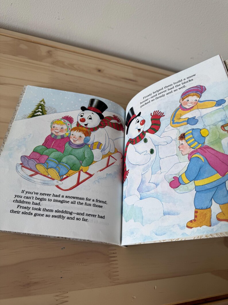 Little Golden Book Frosty the Snowman C. 1992 Children's Classic ...