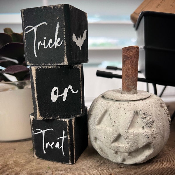 Halloween Blocks - Etsy