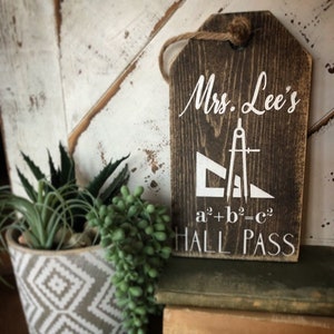 Hall Passes/ School Pass / School / Teachers / Teacher / Teacher Gift ...