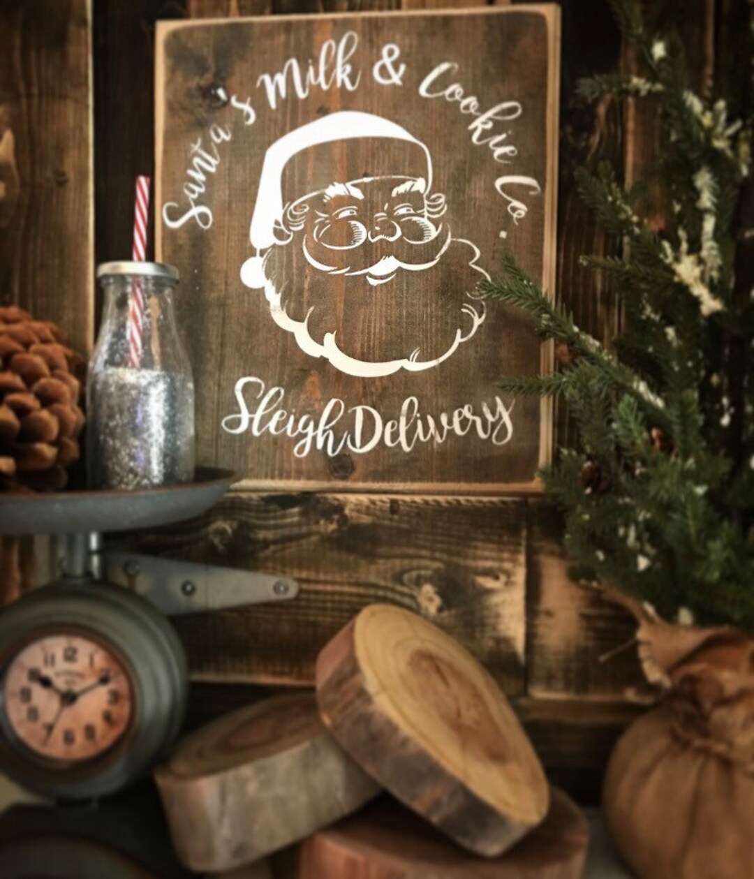 Christmas - Santa Baby - Rustic Decor - Christmas Signs - Holiday Decor ...