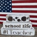 Teacher Blocks Teacher Gift Teacher Appreciation Wood - Etsy