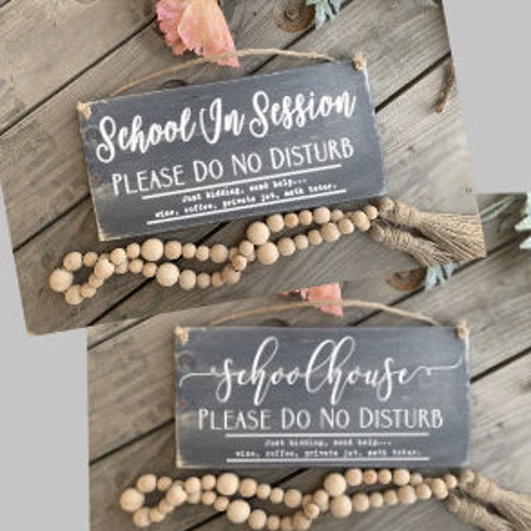 Homeschool Do Not Disturb Sign - Etsy