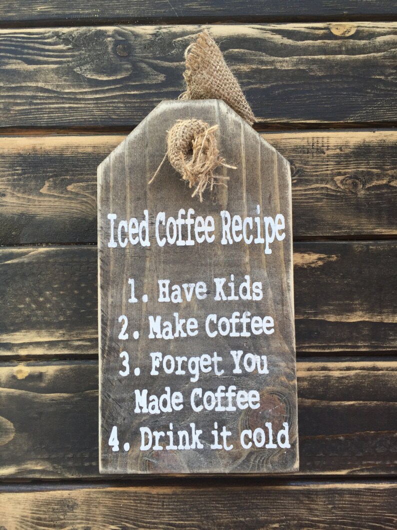 Distressed Wooden Coffee Sign: Coffee Bar Decor (11x5.5) - Etsy
