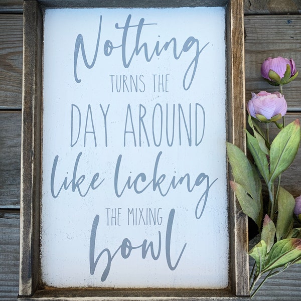 Humor Wood Kitchen Sign - Etsy