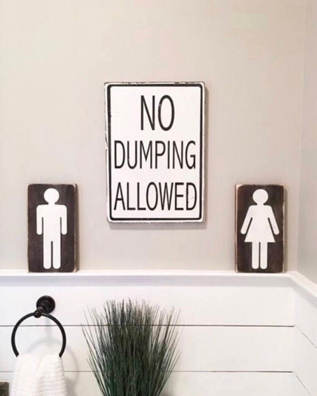 Boy and Girl Bathroom Sign, Restroom Sign, Bathroom Sign, Bathroom ...