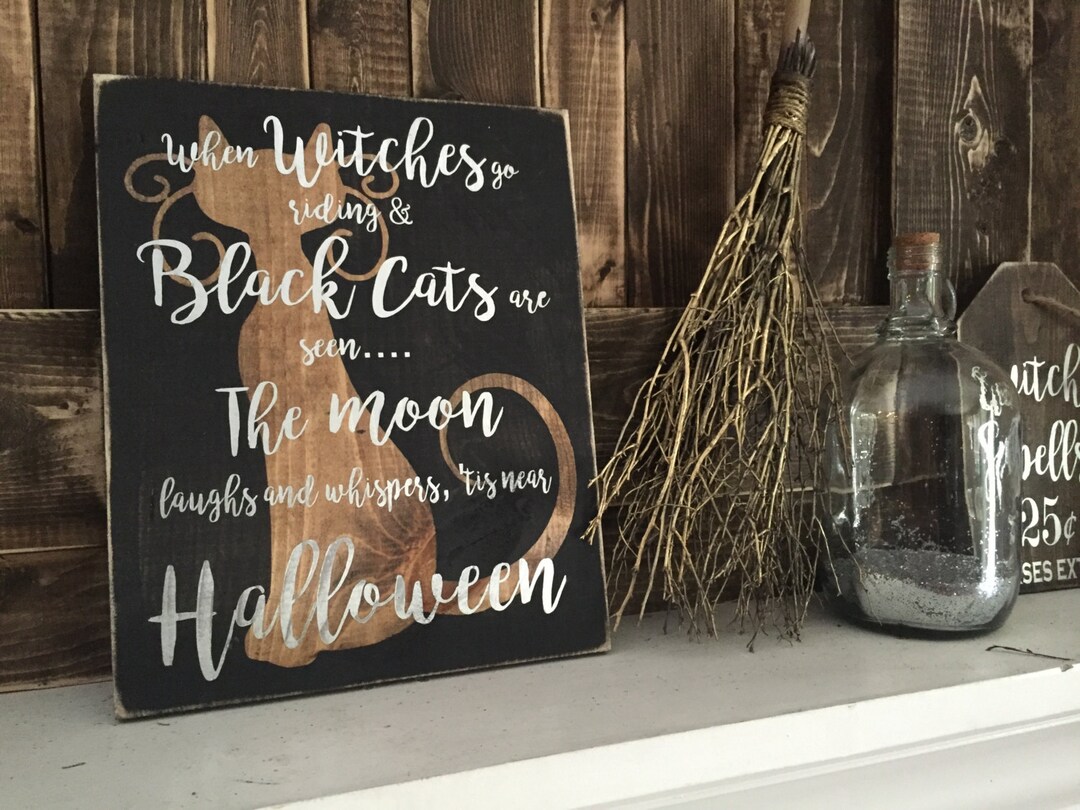 Halloween // Halloween Signs // Wood Signs // October // Fall Signs ...